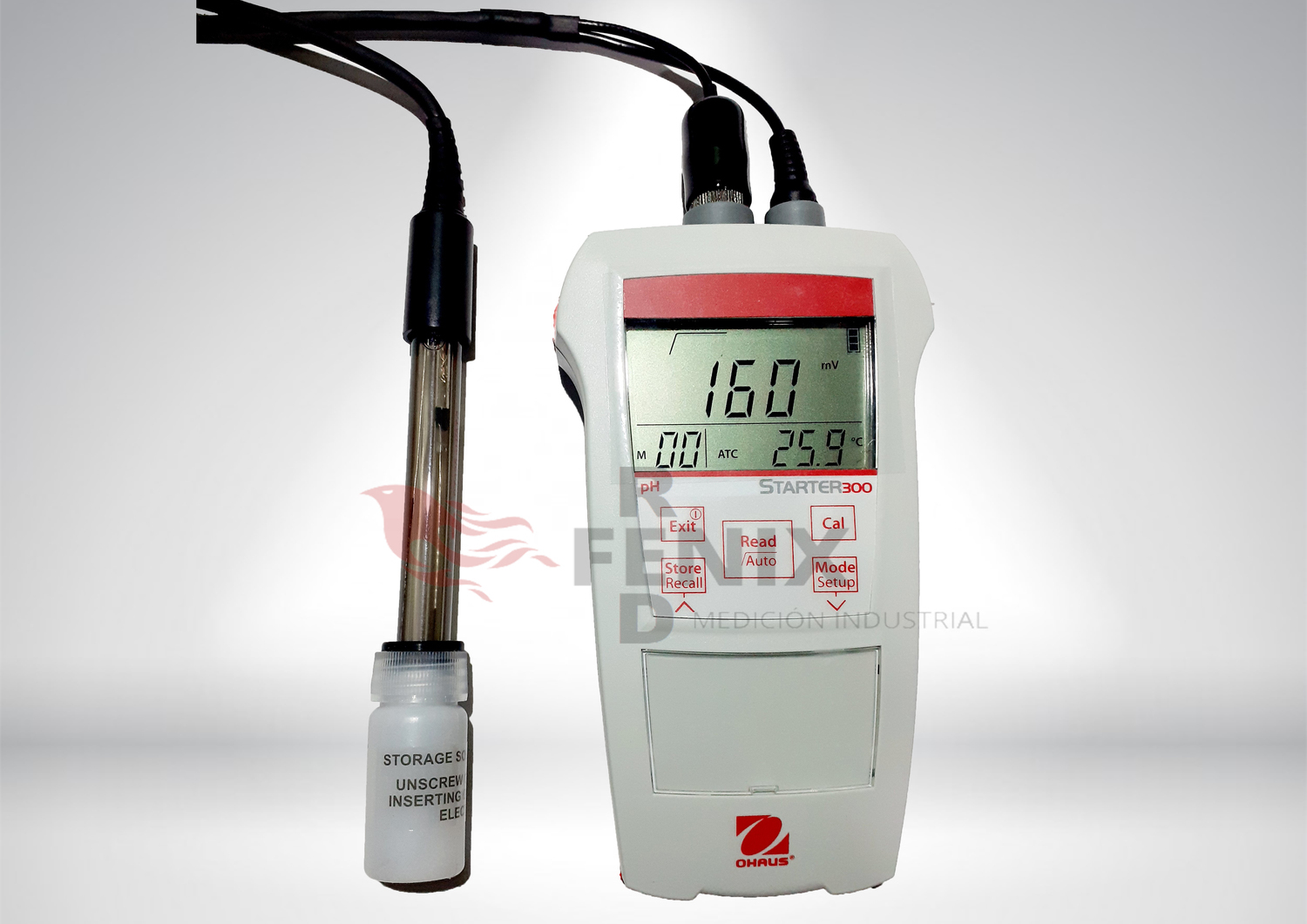 ST-300PH MEDIDOR DE PH OHAUS MEDIR PH EN PINTURA, LIQUIDOS GENERALES Y ...